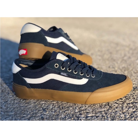 Vans | Shoes | Vans Chima Ferguson With Blue Suede And Canvas And A ...
